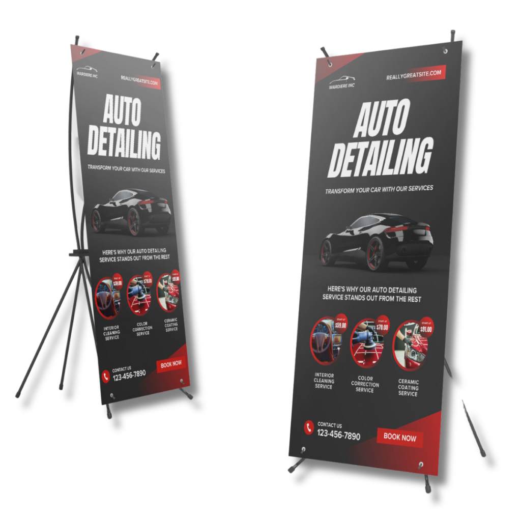 Foundation Outdoor Banner Stand - Nize Printing